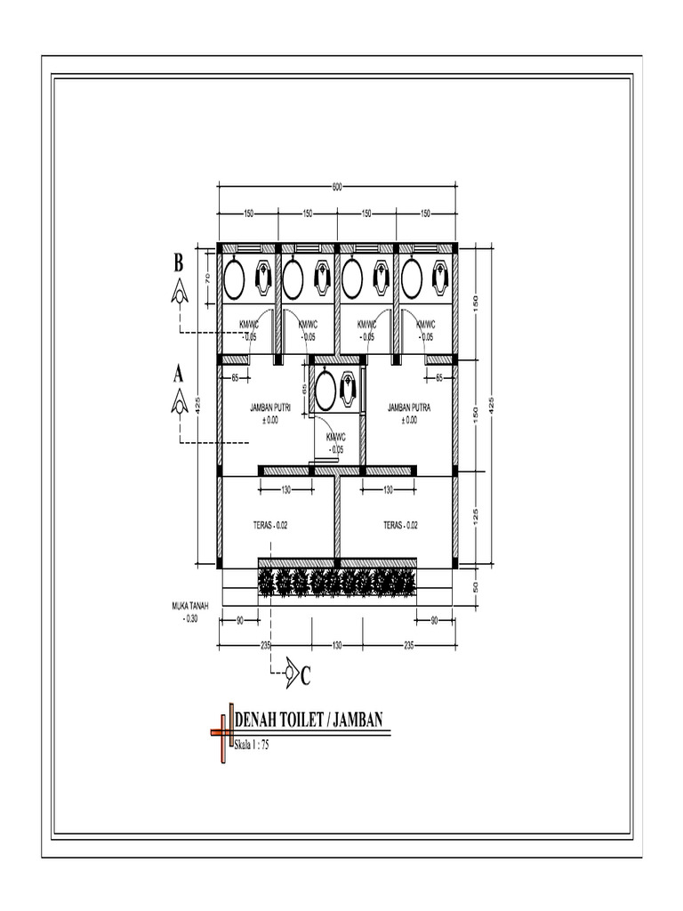 Desain Toilet Jamban | PDF