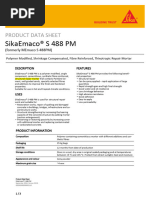 SikaEmaco S466 | PDF | Concrete | Cement