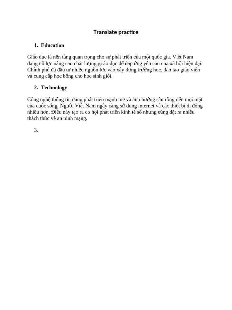 Translate Practice | PDF