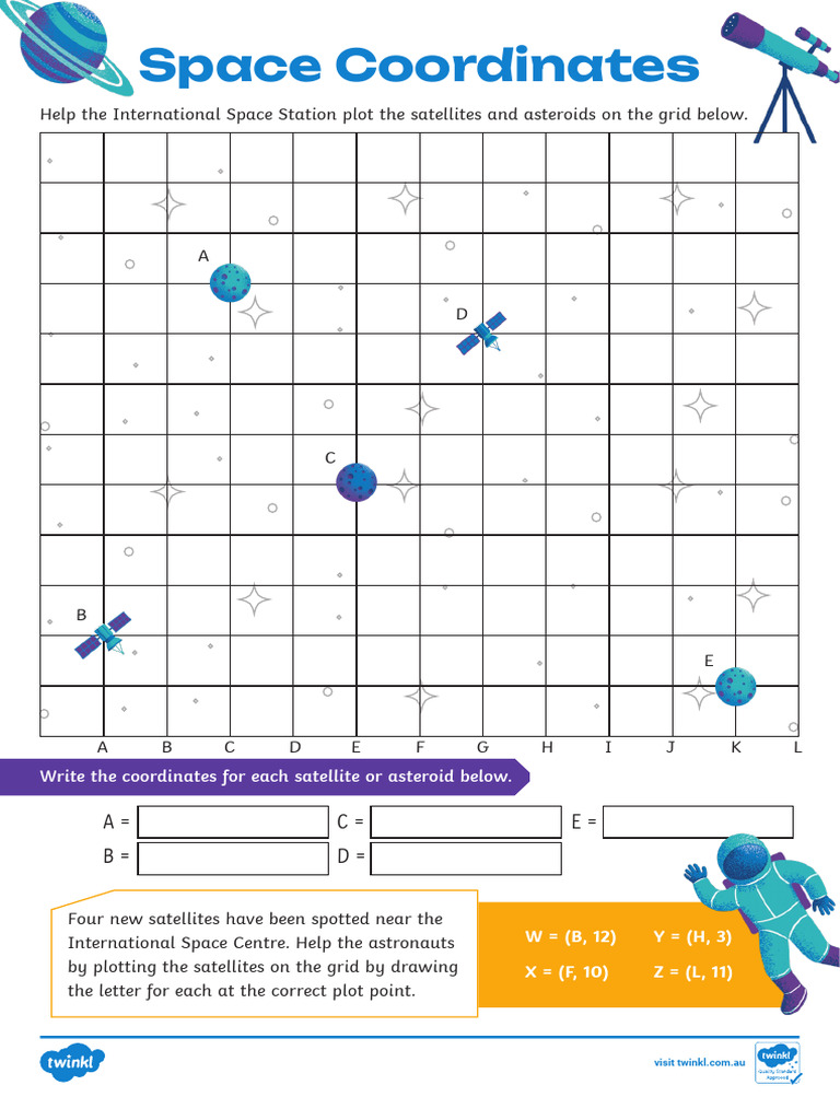 Plotting Space Coordinates for Satellites | PDF | Teaching Methods ...