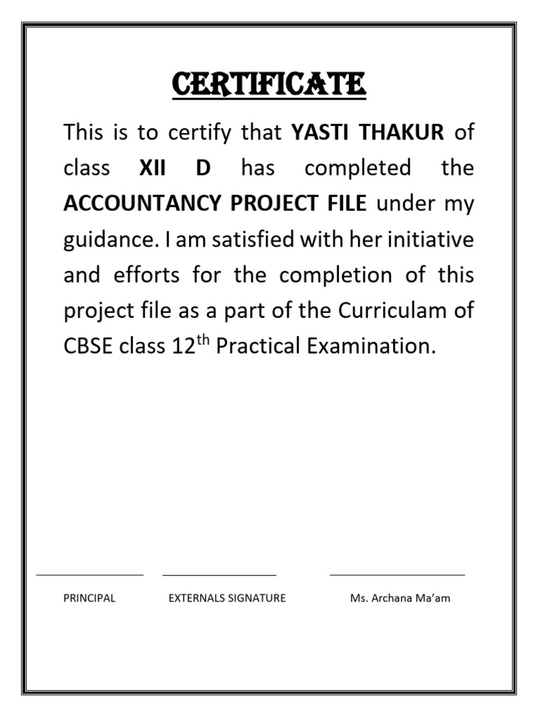 Acc. Certificate | PDF