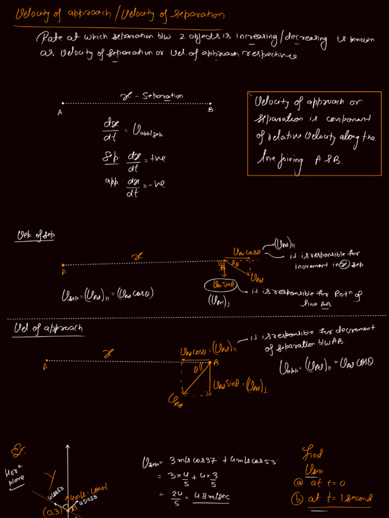 6 Relative Motion | PDF