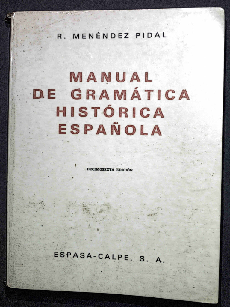 01 Menendez Pidal 1940 Cap 1 | PDF