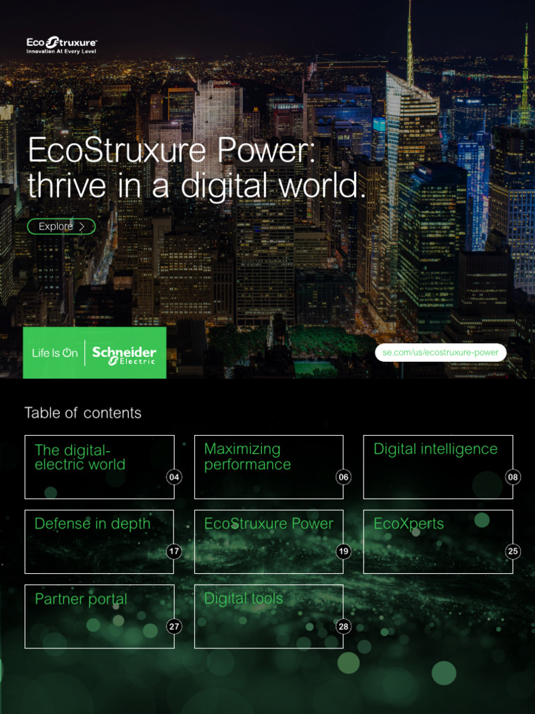 EcoStruxure Power EBrochure-1 | PDF | Computer Security | Security