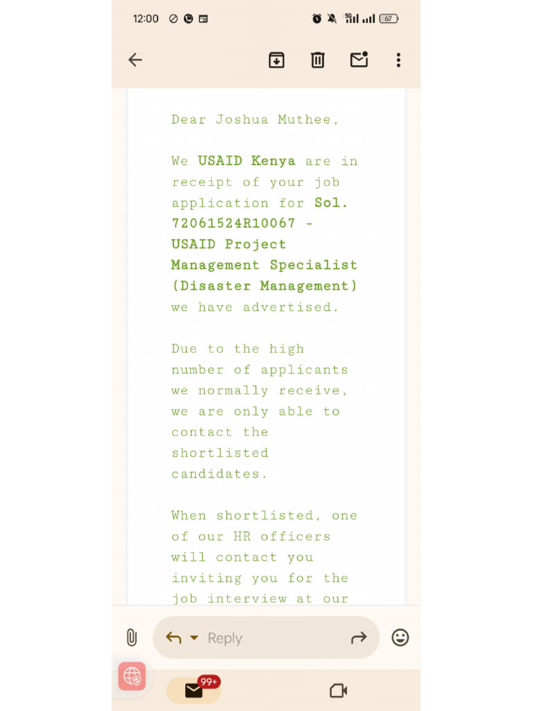 USAID Application | PDF