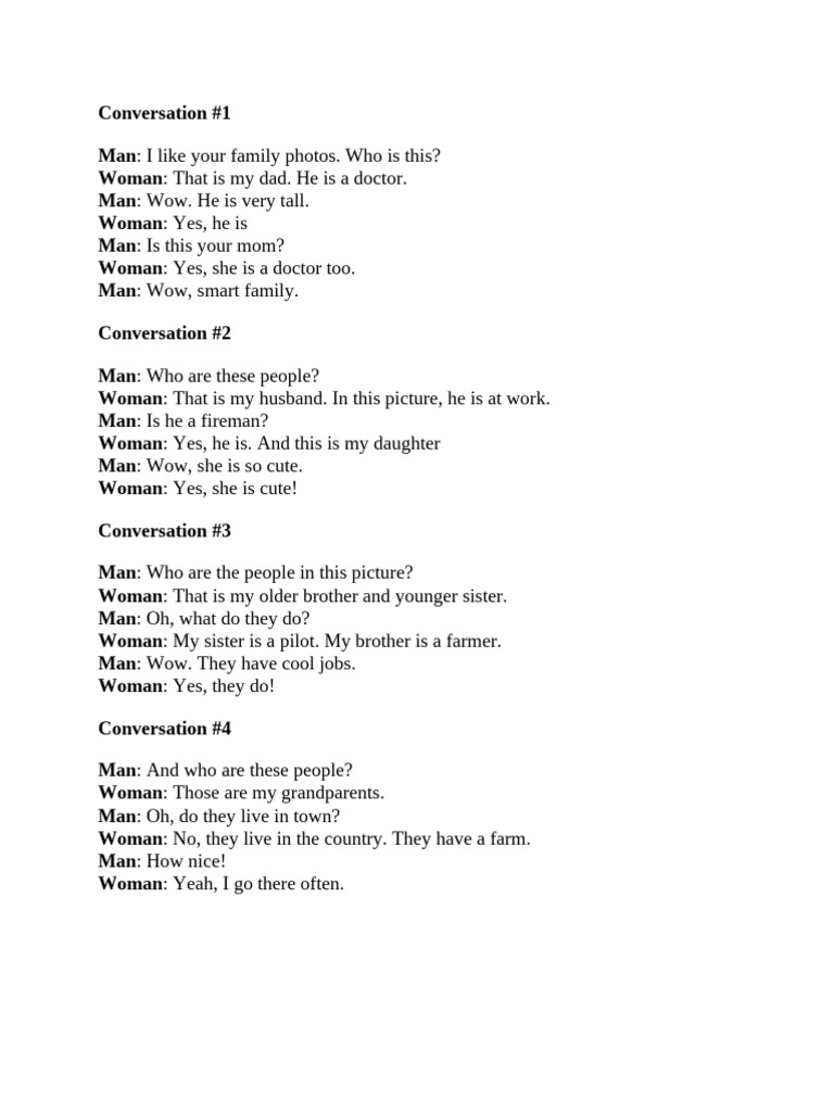 Verb to Conversation | PDF