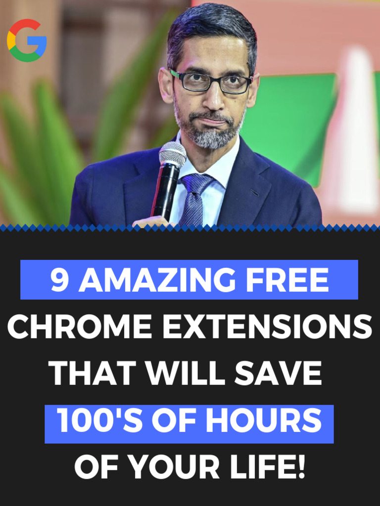 9 Amazing Free Chrome Extensions! | PDF