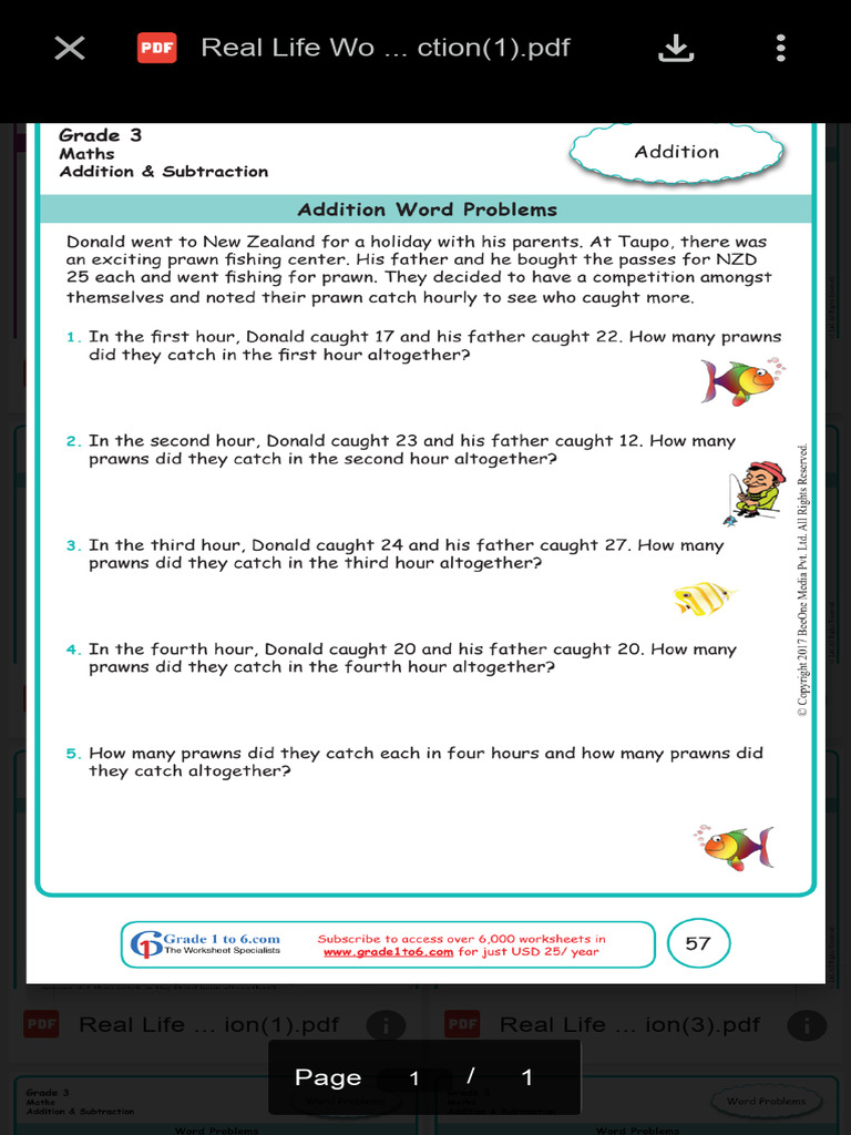Addition and Subtraction - Google Drive | PDF