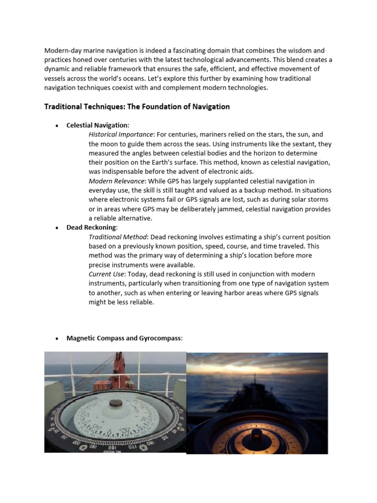 Marine Navigation | PDF | Navigation | Global Positioning System