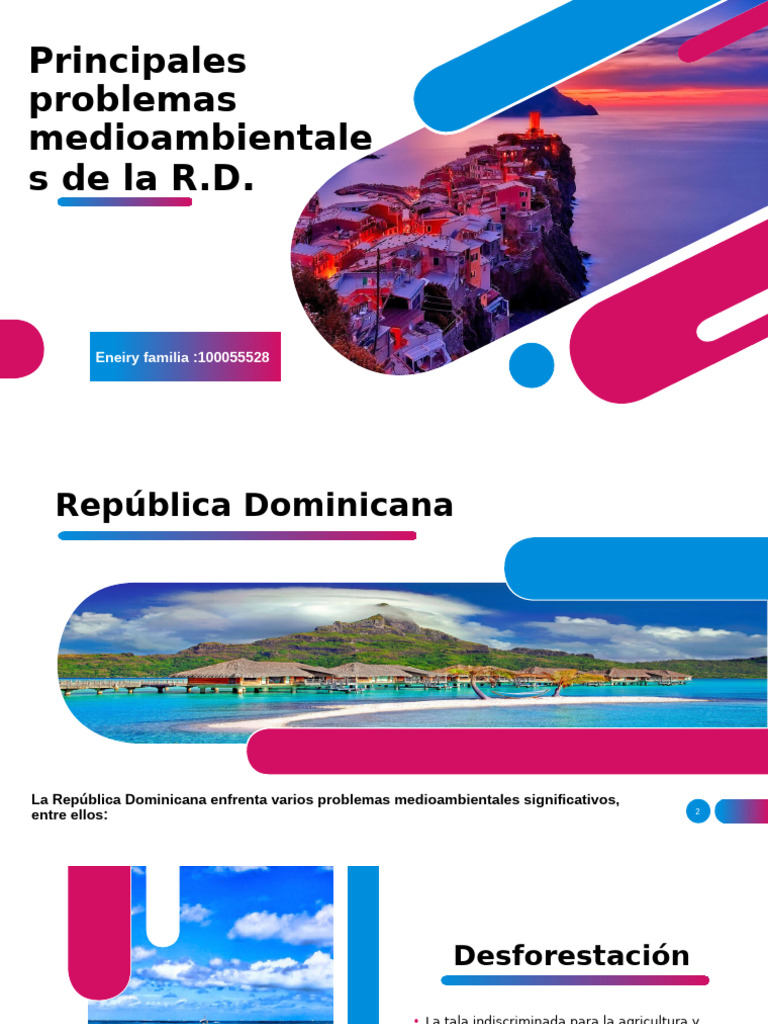 Problemas medioambientales en RD | PDF | Deforestación | Residuos