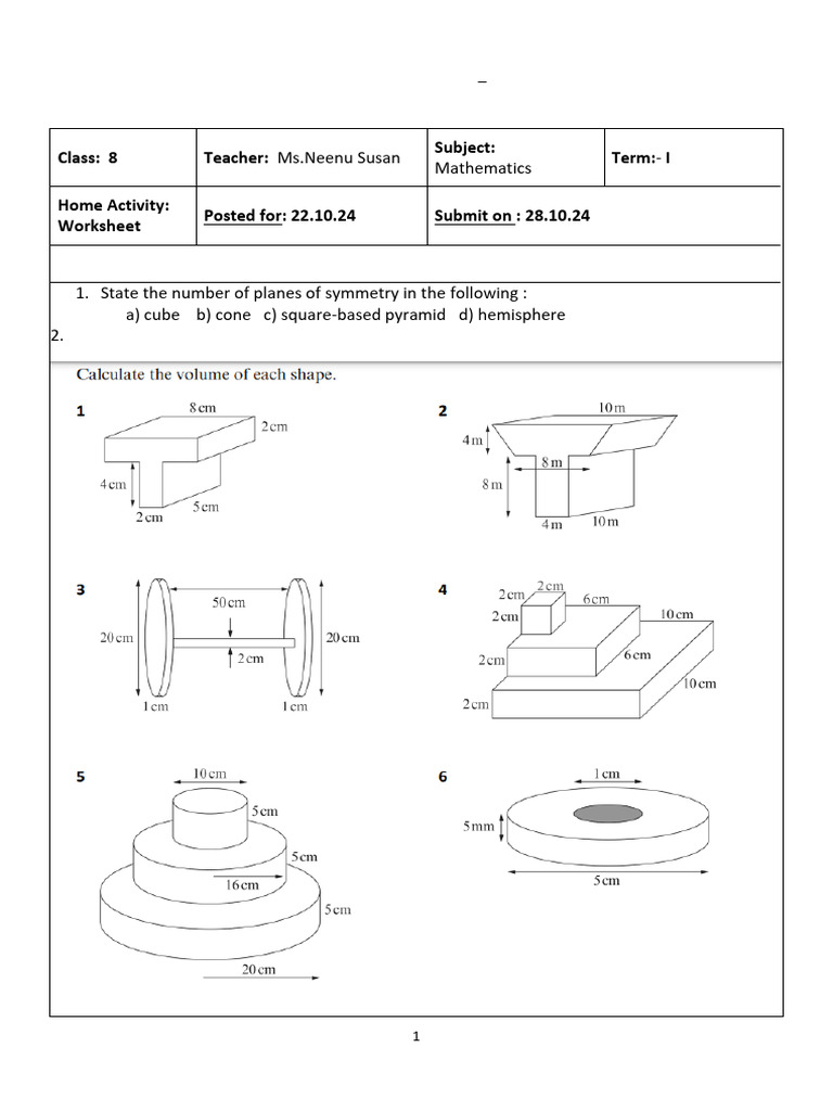 File 1729531986 Class 8 Worksheet | PDF