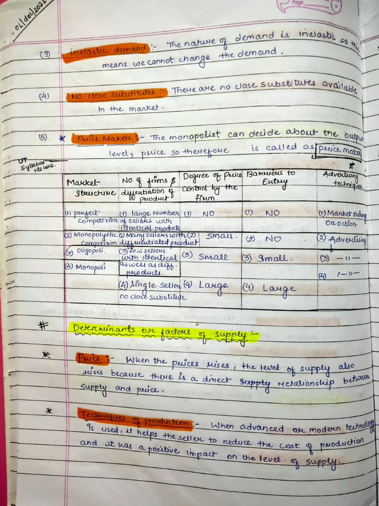 Eco Notes. 1dec-17 Dec | PDF | Microeconomics | Law And Economics