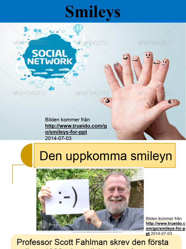 Presentation Om Smileys | PDF