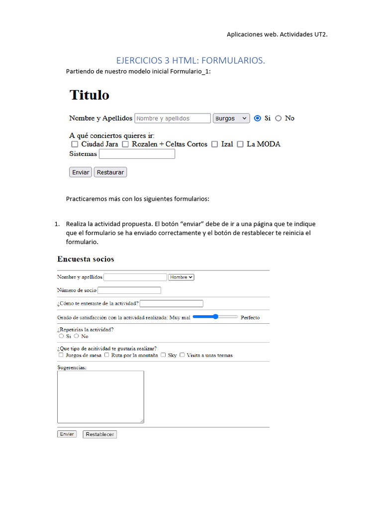 UT2 Ejercicios3 | PDF