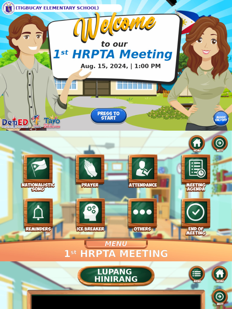 Hrpta Meeting Interactive PPT Template | PDF