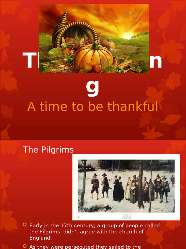 The Story of Thanksgiving Reading Comprehension Exercises 74845 | PDF ...