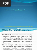 Convergent Parallel Mixed Method Design | PDF | Data | Quantitative ...