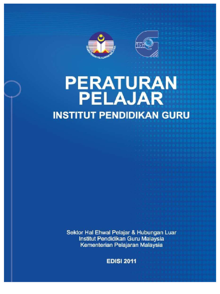 Buku Peraturan Ipg 2011 | PDF