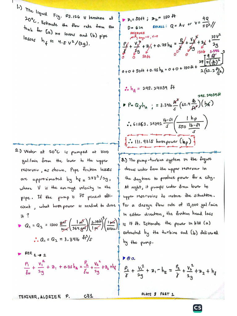 Teki Hydrau Plate 3 Part 1 and 2 | PDF