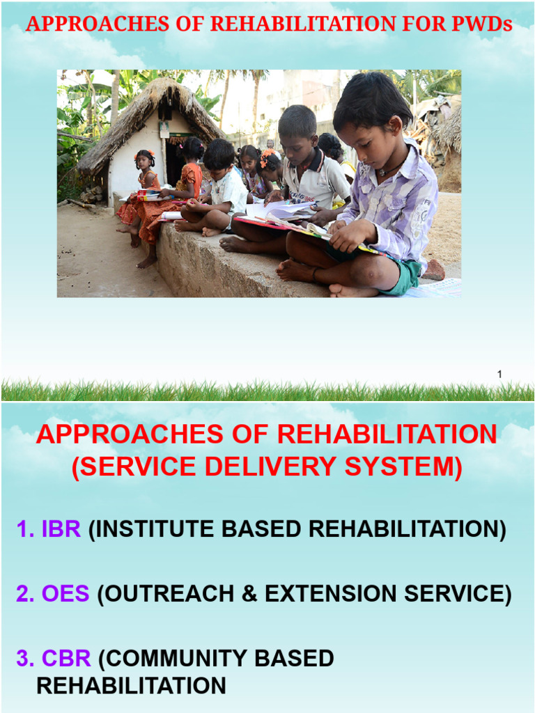 Rehabilitation Approaches for PWDs | PDF | Disability | Economies