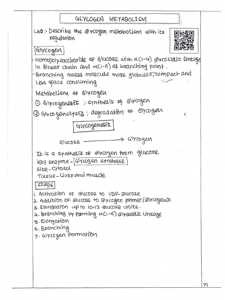 Biochemistry Rapid Revision Handwritten Notes 2nbsped | PDF