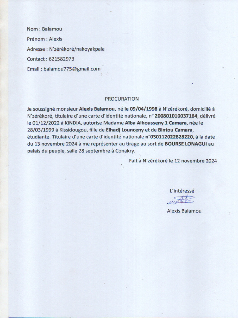 Procuration S | PDF