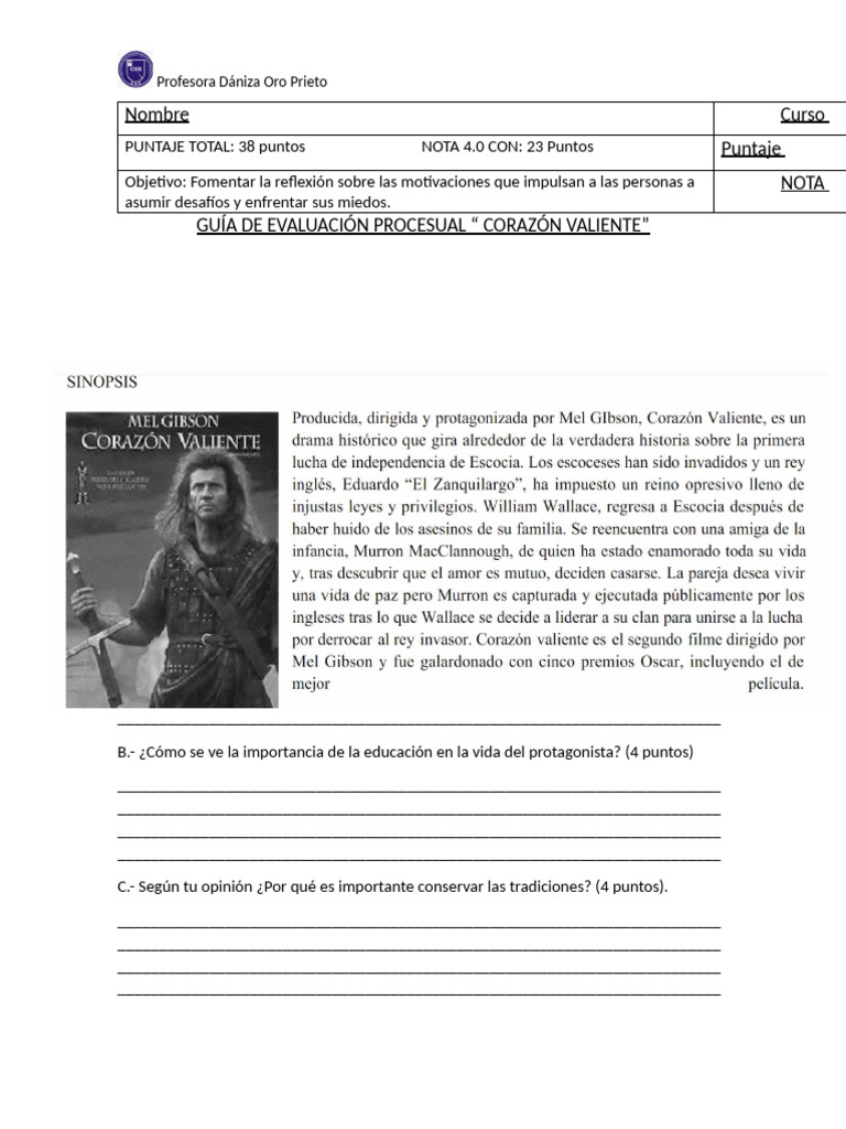 Corazon Valiente | PDF