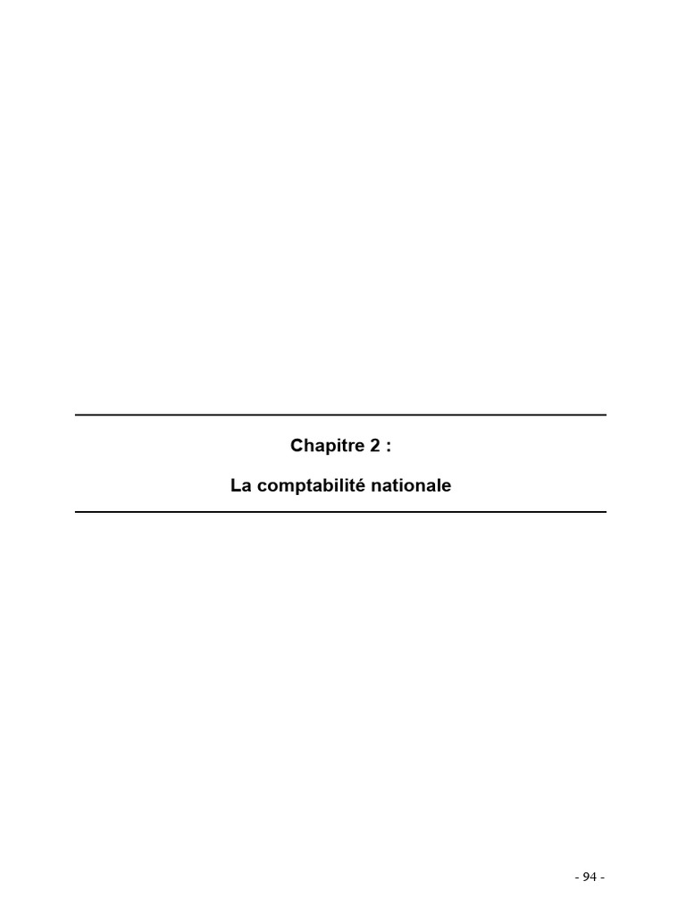 Comprendre la comptabilité nationale | PDF | Produit intérieur brut ...