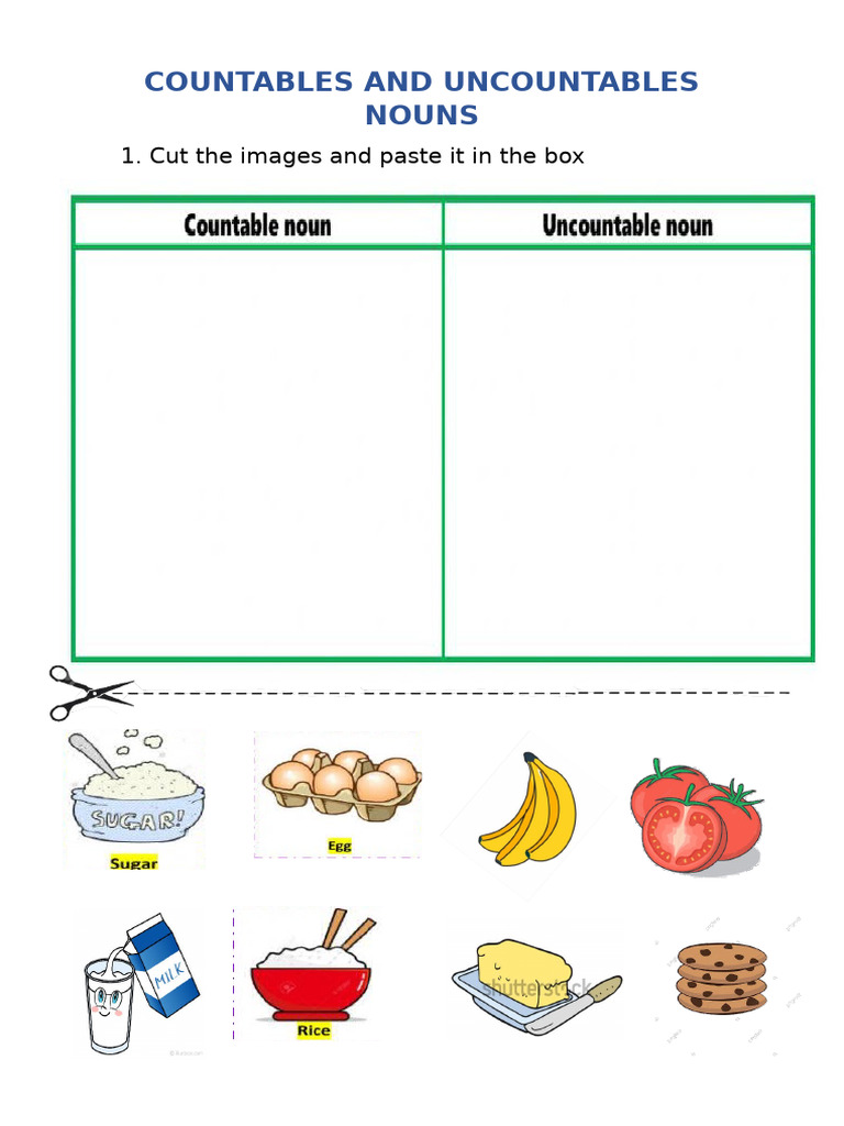 Countables and Uncountables Nouns | PDF