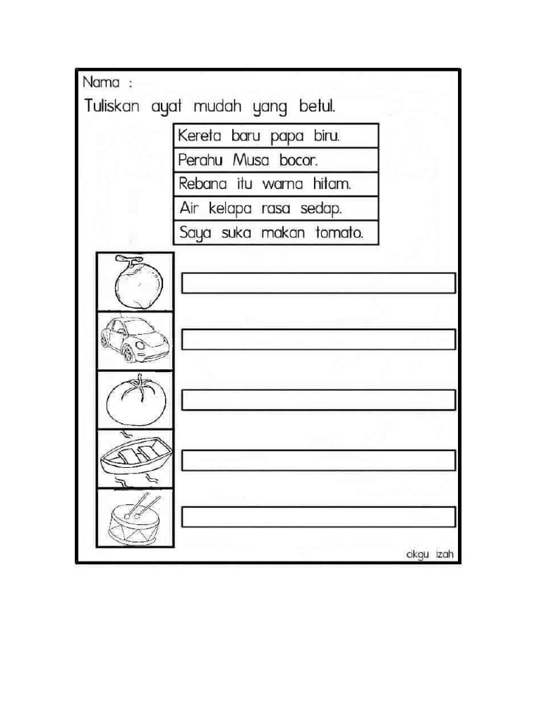 BMK Bina Ayat Ringkas | PDF