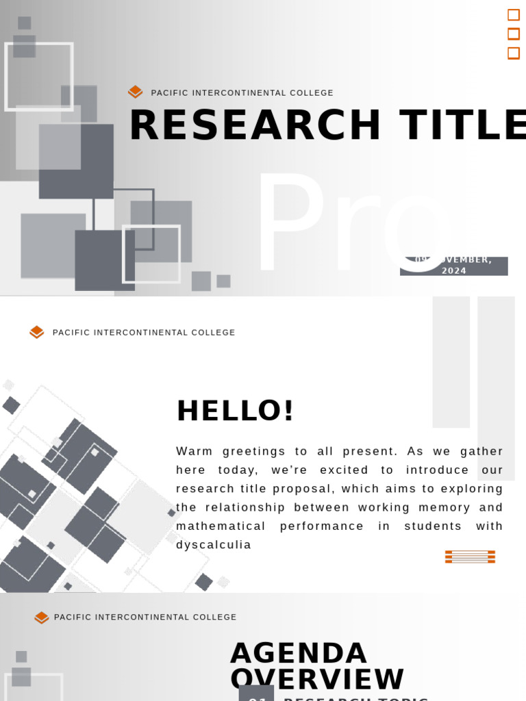 Research Title Proposal | PDF | Cognition | Neuroscience