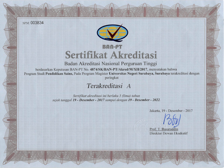 Sertif S2 PSains 2017 | PDF