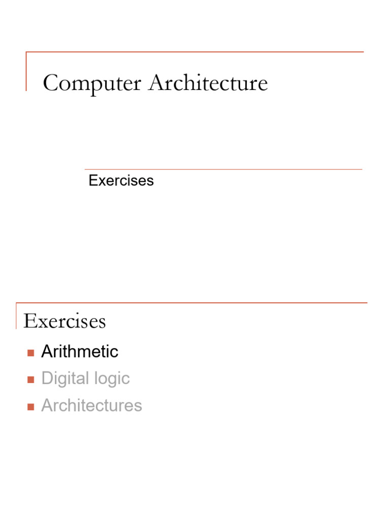 Exercise Only | PDF | Cpu Cache | Central Processing Unit