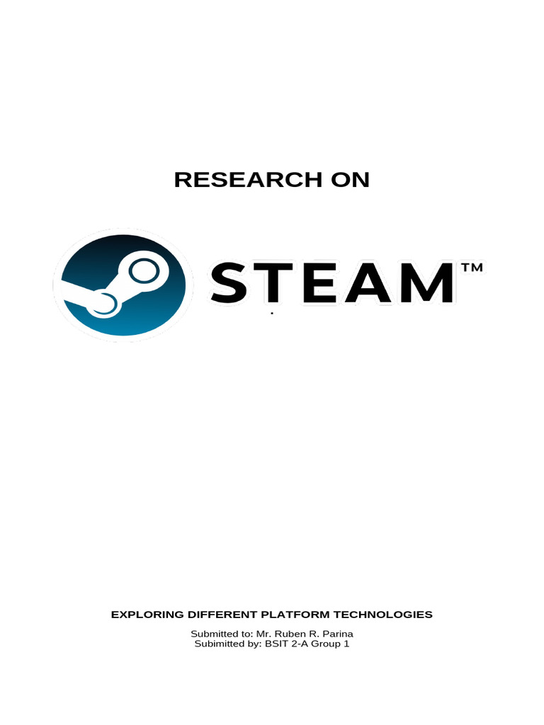 Steam Research Final | PDF | Gaming | Computing