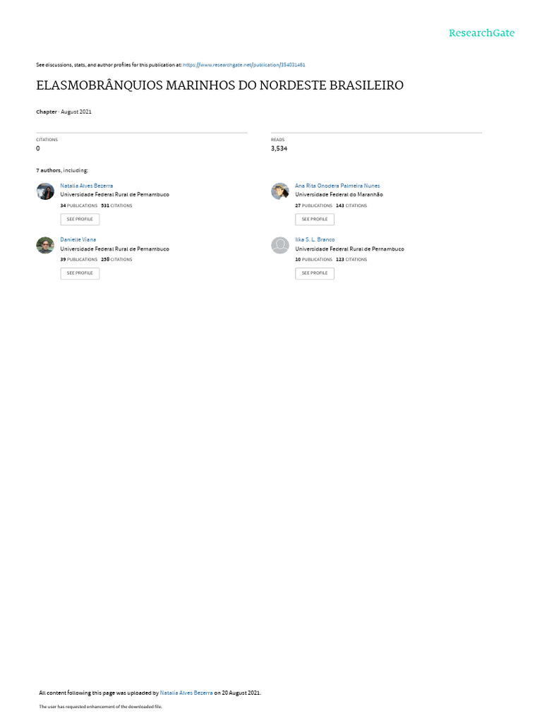 Cap Livro 8 cienciasdosoceanosdomundoaoNordestedoBrtasil-Volume2 | PDF | Tubarões | Biodiversidade