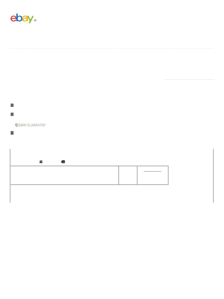 Ebay Order Confirmation | PDF