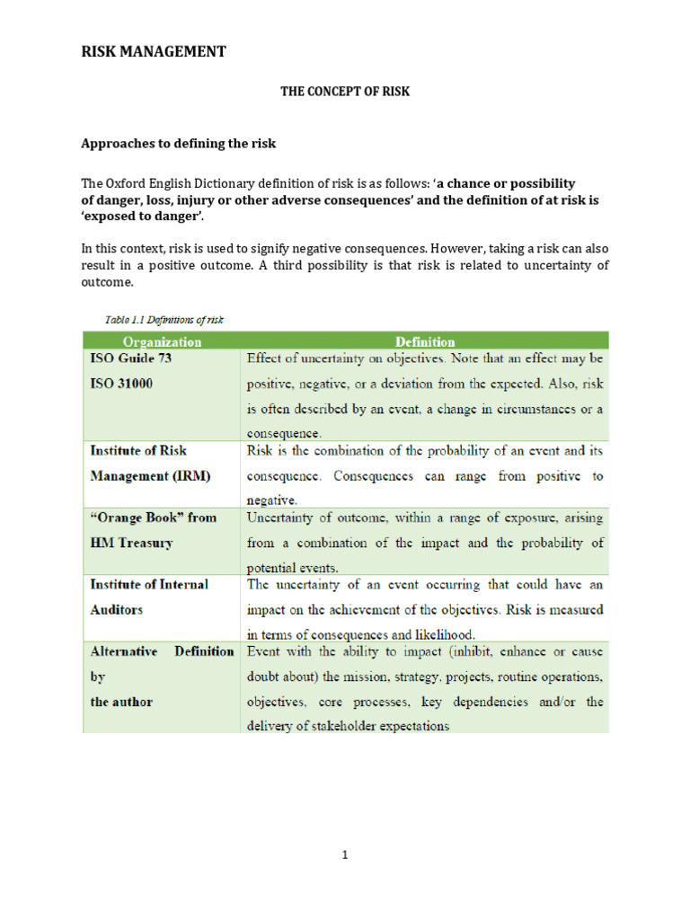Risk Management Strategies Guide | PDF | Risk | Risk Management