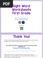4 - Short o Worksheets - CVC Words | PDF