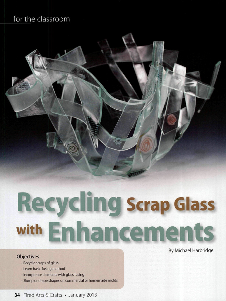 Recycling Scrap Glass With Enhancements | PDF | Glasses | Scrap