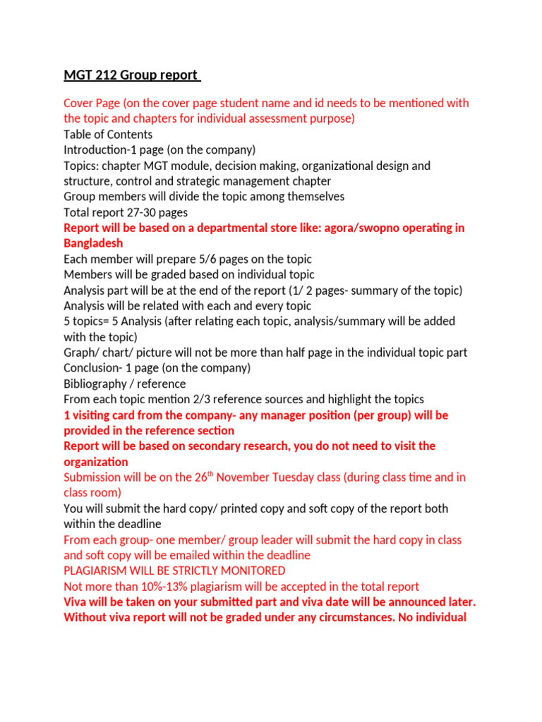 MGT 212 Report Format Section 6 | PDF | Career & Growth