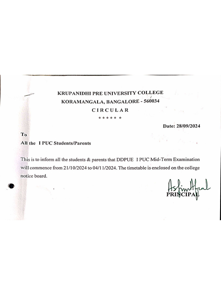 Mid-Term Examination | PDF