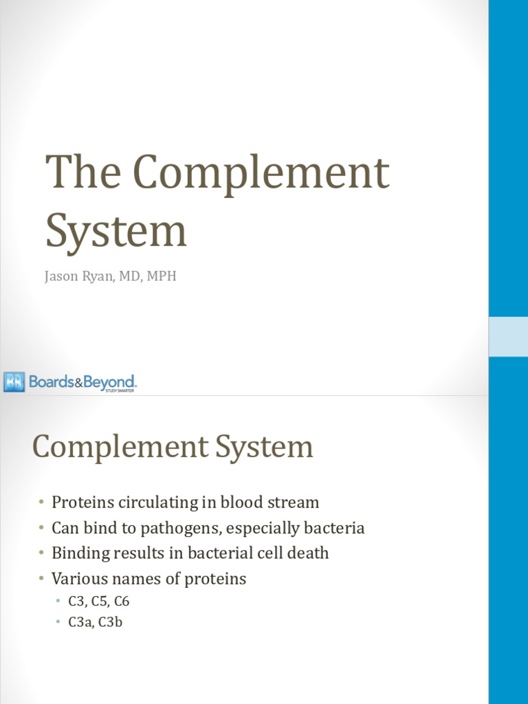 The Complement System Atf | PDF | Complement System | Immune System