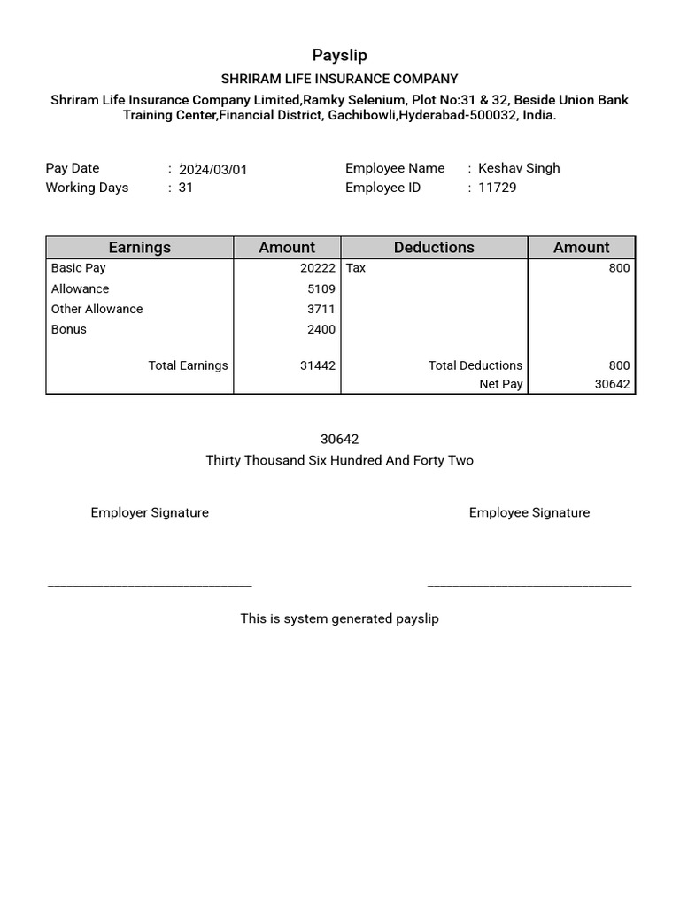 Payslip 1731420011 | PDF | Finance & Money Management