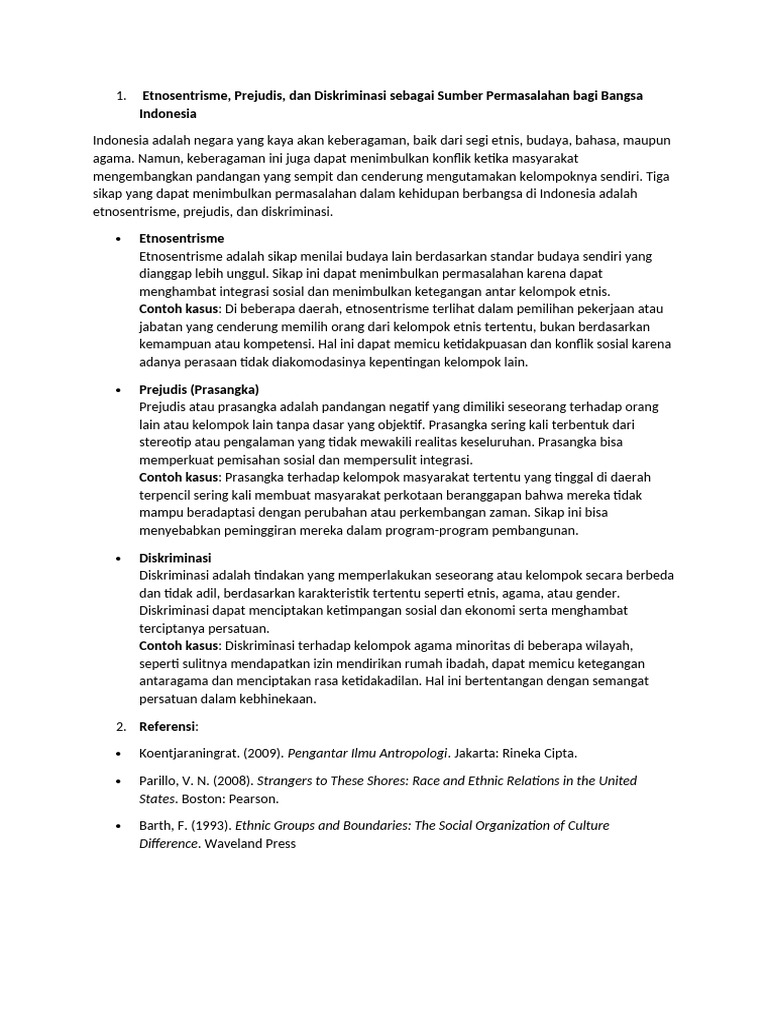 Tugas Tutorial 1 Ilmu Sosial Dan Budaya Dasar | PDF