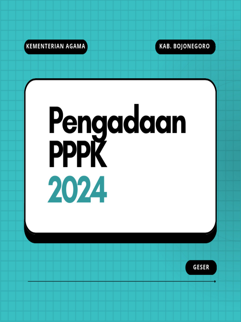 Pemberitahuan Pengadaan PPPK 2024 | PDF