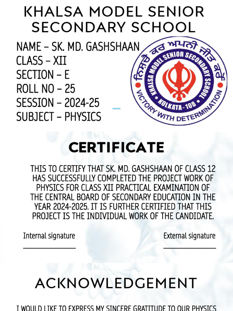 SK - Md.gashshaan Xii e 25 Physics Aip 2024-25 | PDF | Sustainability ...