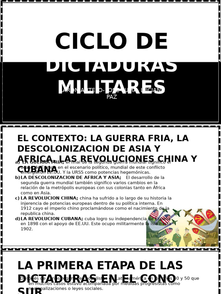 Tema de Aaron | PDF | Augusto Pinochet | Guerra Fría