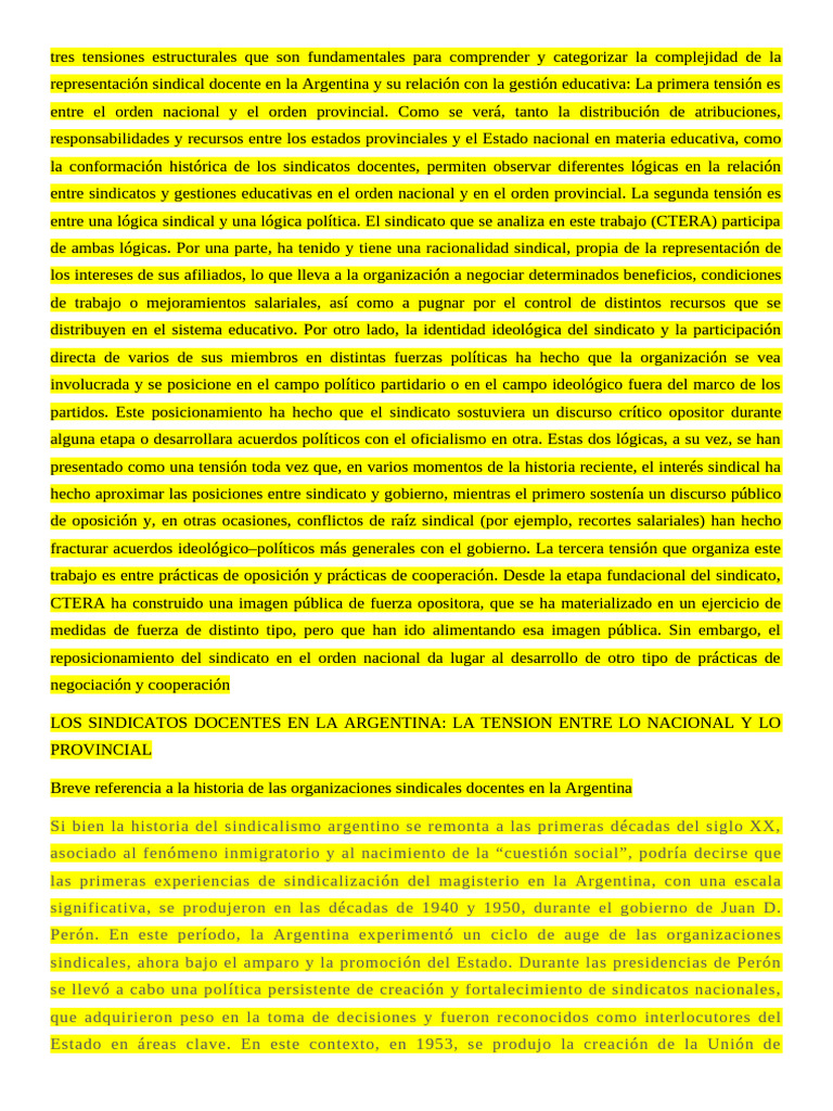 Sindicatos en Rgentina | PDF | Sindicato