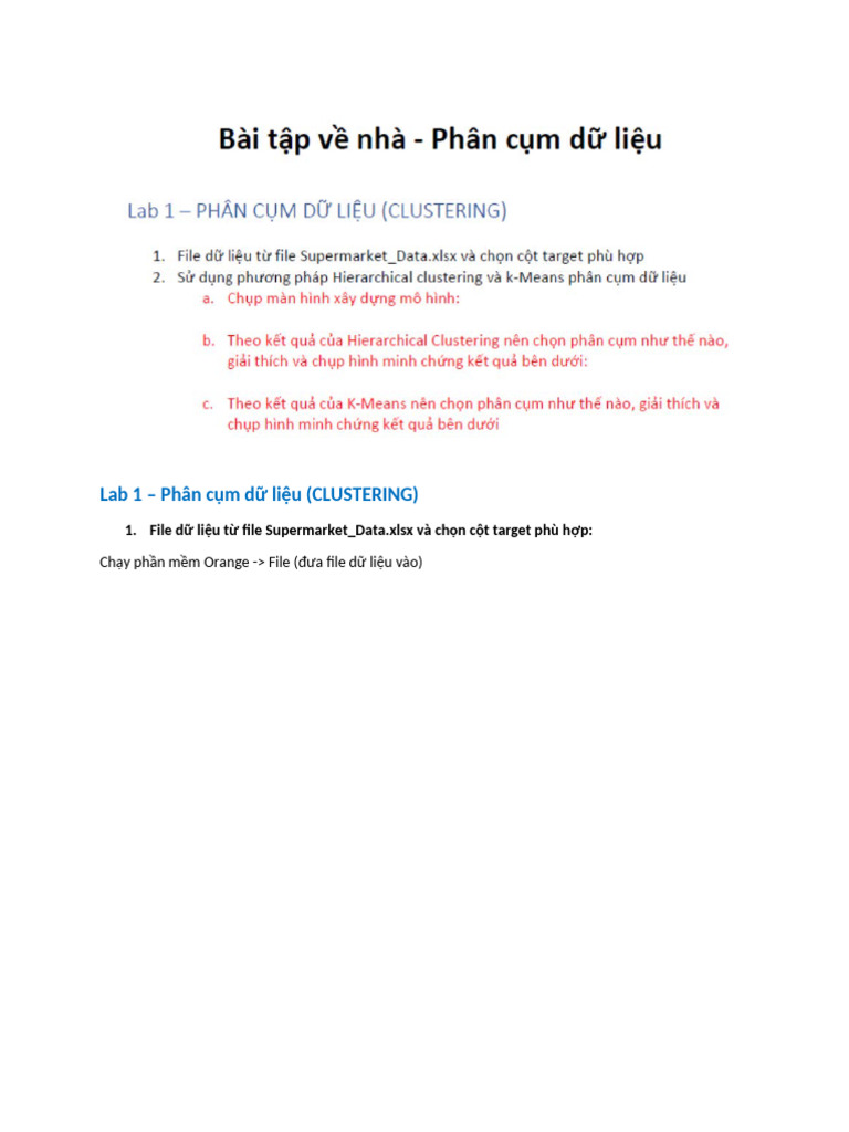 Bt.b5 Phân Cụm Dữ Liệu | PDF