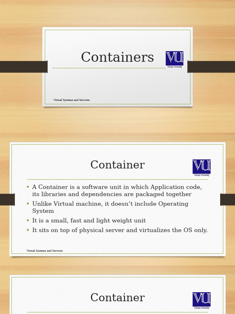 Containers | PDF